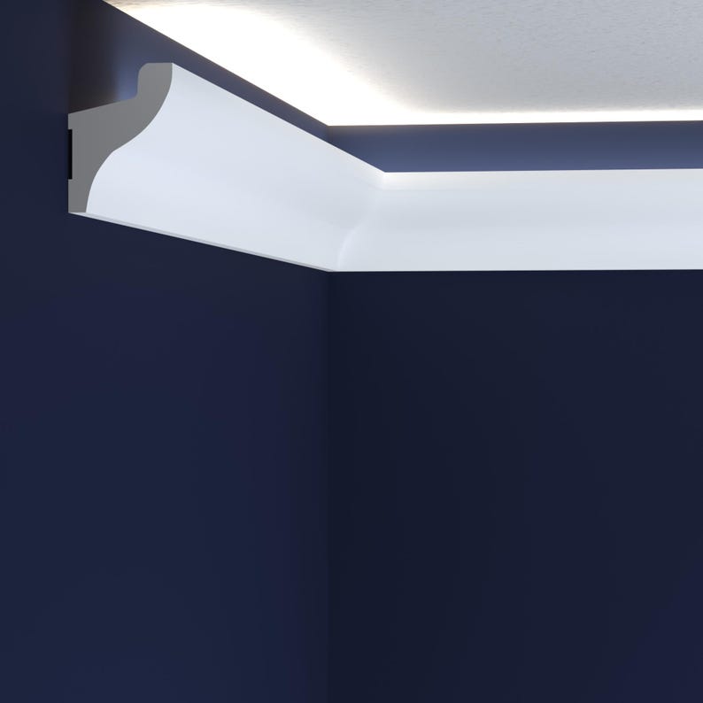 Led Light Crown Moulding, Accent Wall Molding, Glow Ceiling Custom ...