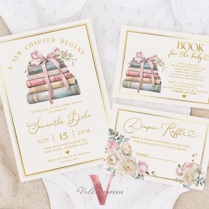 Free Diaper Raffle, Book, Thankyou Card | Storybook Baby Shower ...
