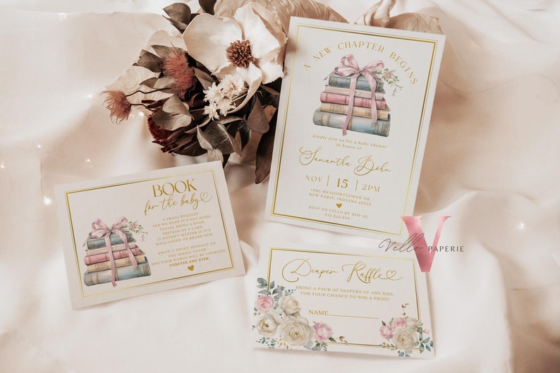 Free Diaper Raffle, Book, Thankyou Card | Storybook Baby Shower ...