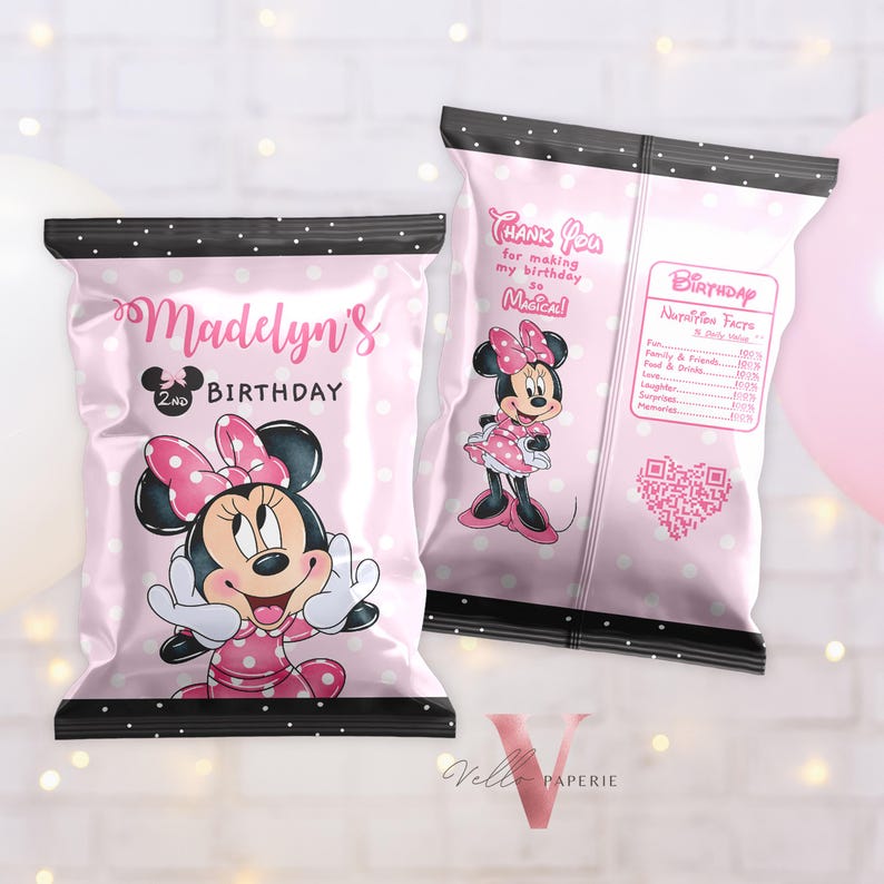 Minnie Mouse Birthday BUNDLE | Minnie Party Invitation, Welcome Sign ...