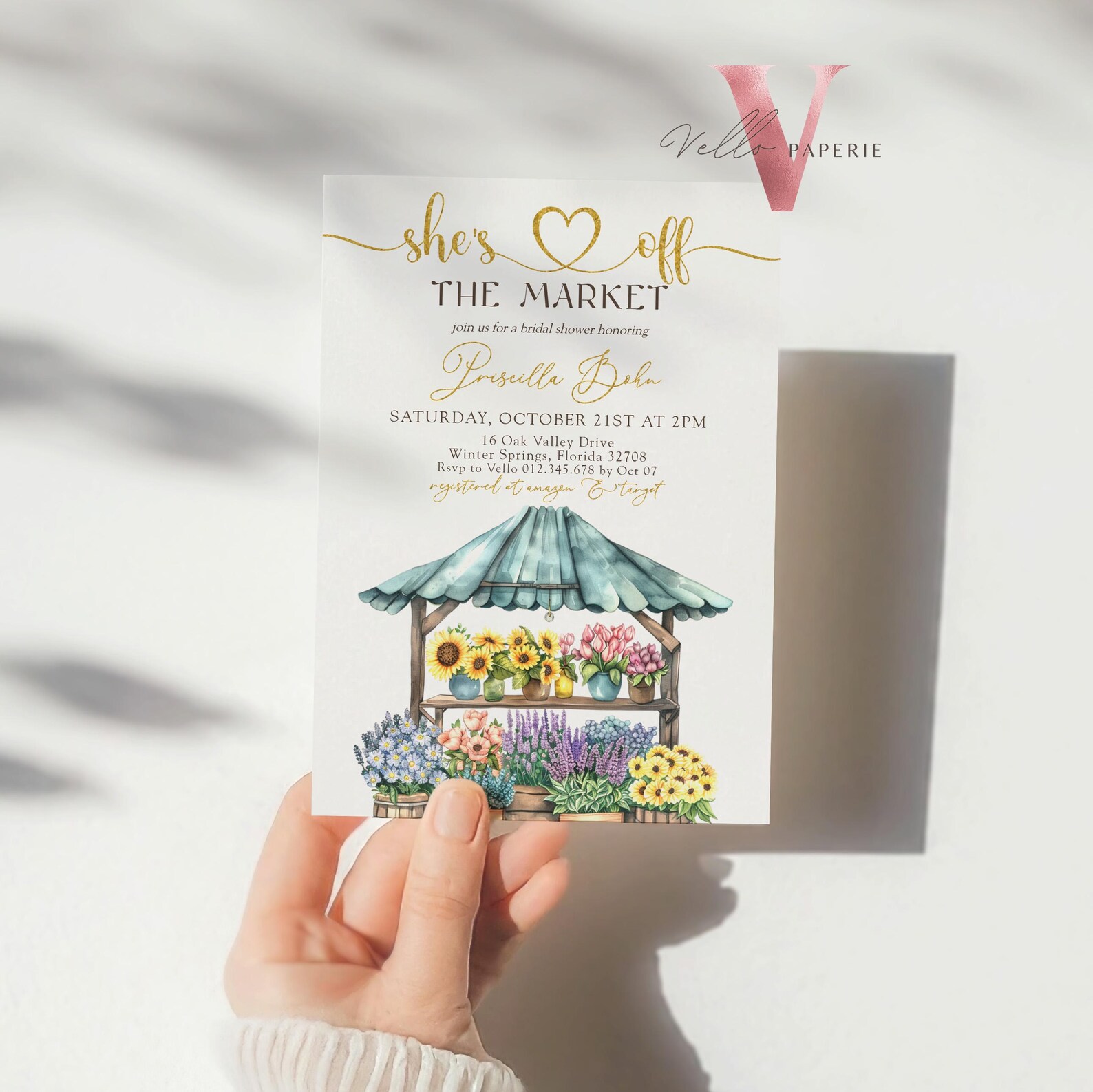 Off the Market Bridal Shower Party Invitation | She's off the Market ...