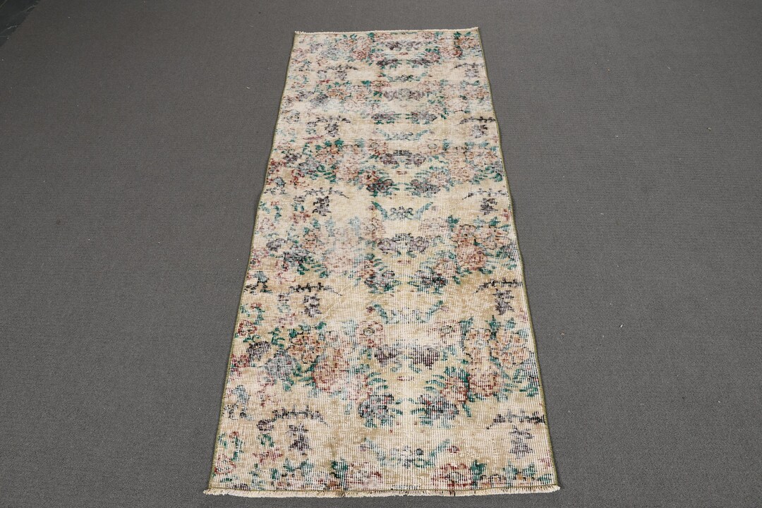 3x6 Small Rugs, Turkish Rug, Vintage Rug, Worn Out Oushak Rugs, Rugs ...