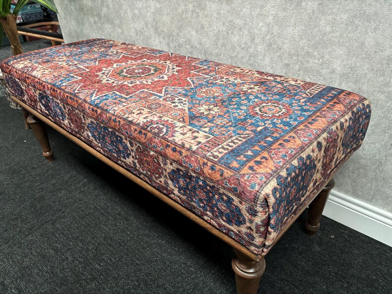 Upholstered Bench, Ottoman Benches, Modern Bench, Wooden Bench, End of ...
