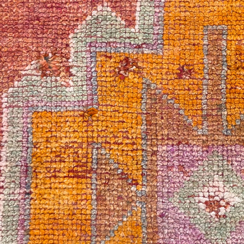 2.8x10.4 Ft Turkish Rug, Herki Rug, Red Animal Print Rug Wool - Etsy UK