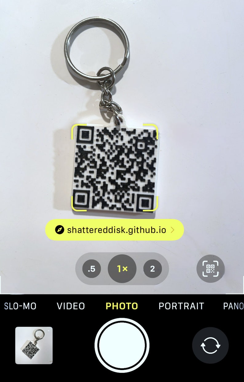 Rick Roll QR Code Prank Keychian - Etsy