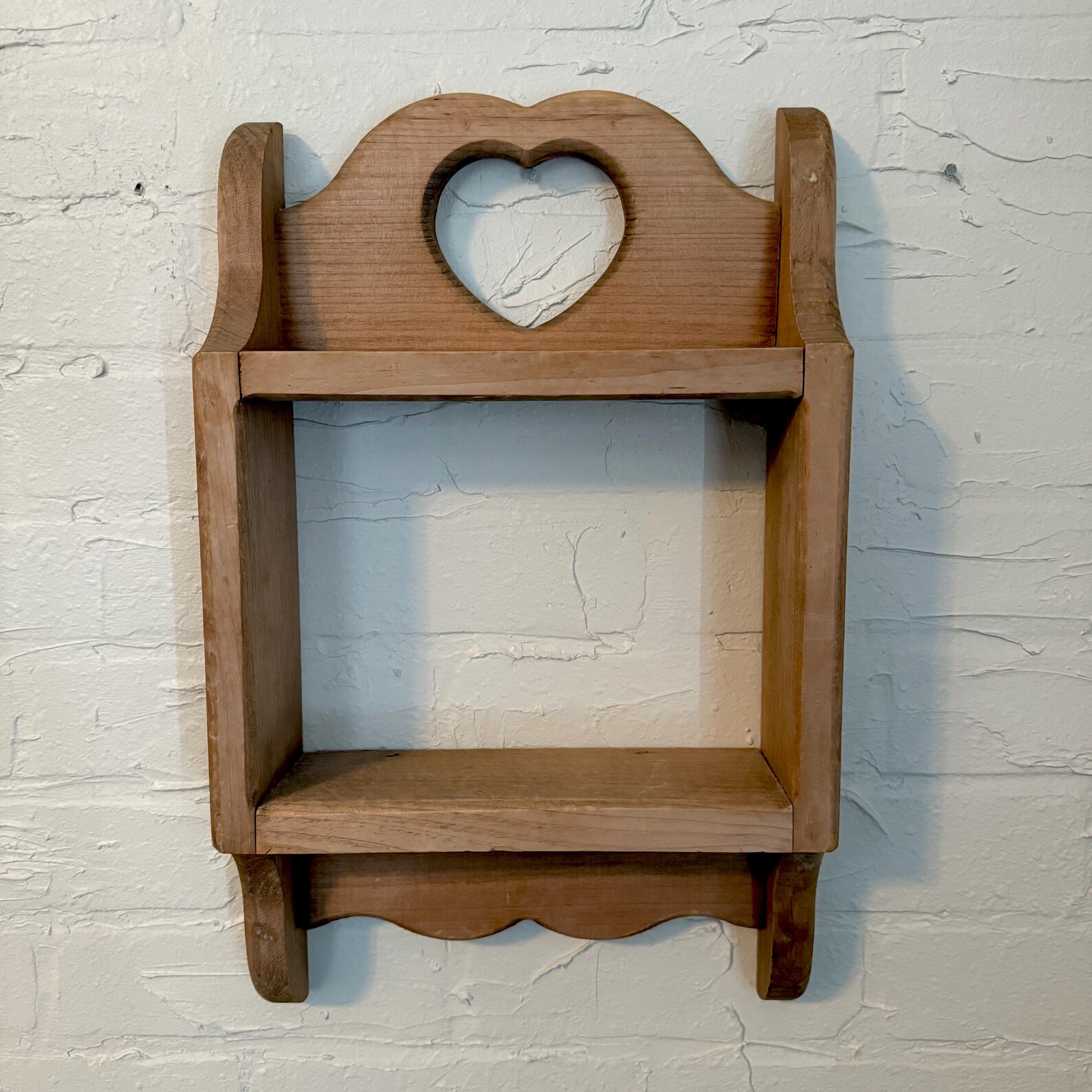 Heart Shape Wooden Shelf Wood Shelf for Baby Room Antique Wooden Shelf ...