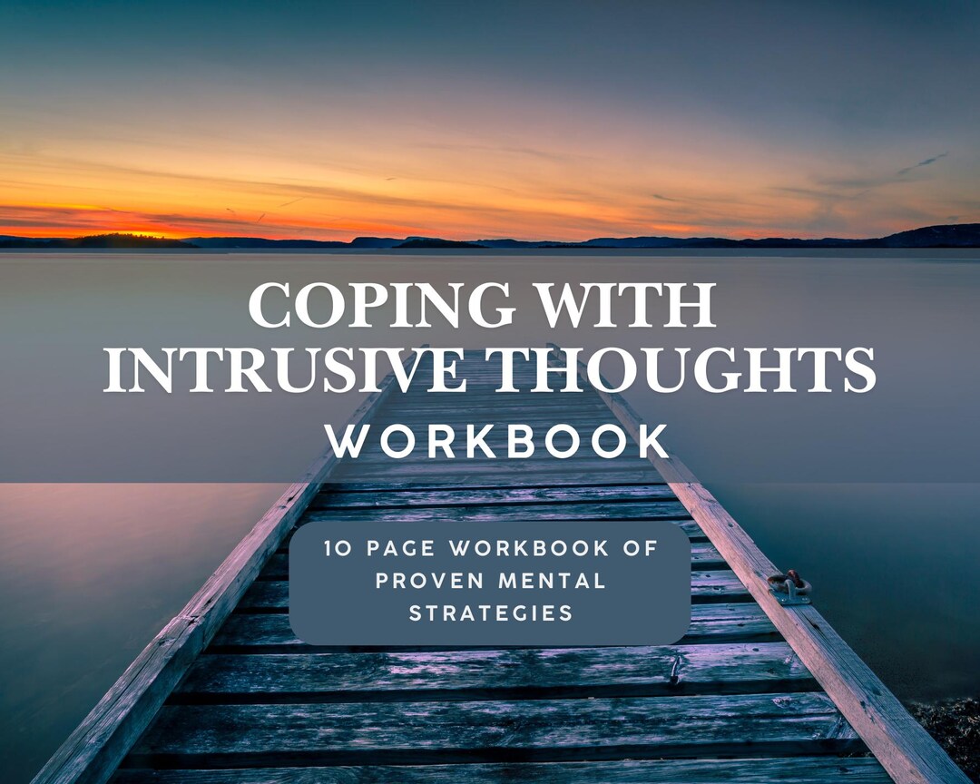 Intrusive Thoughts Workbook Stop Overthinking Worksheet Printable ...