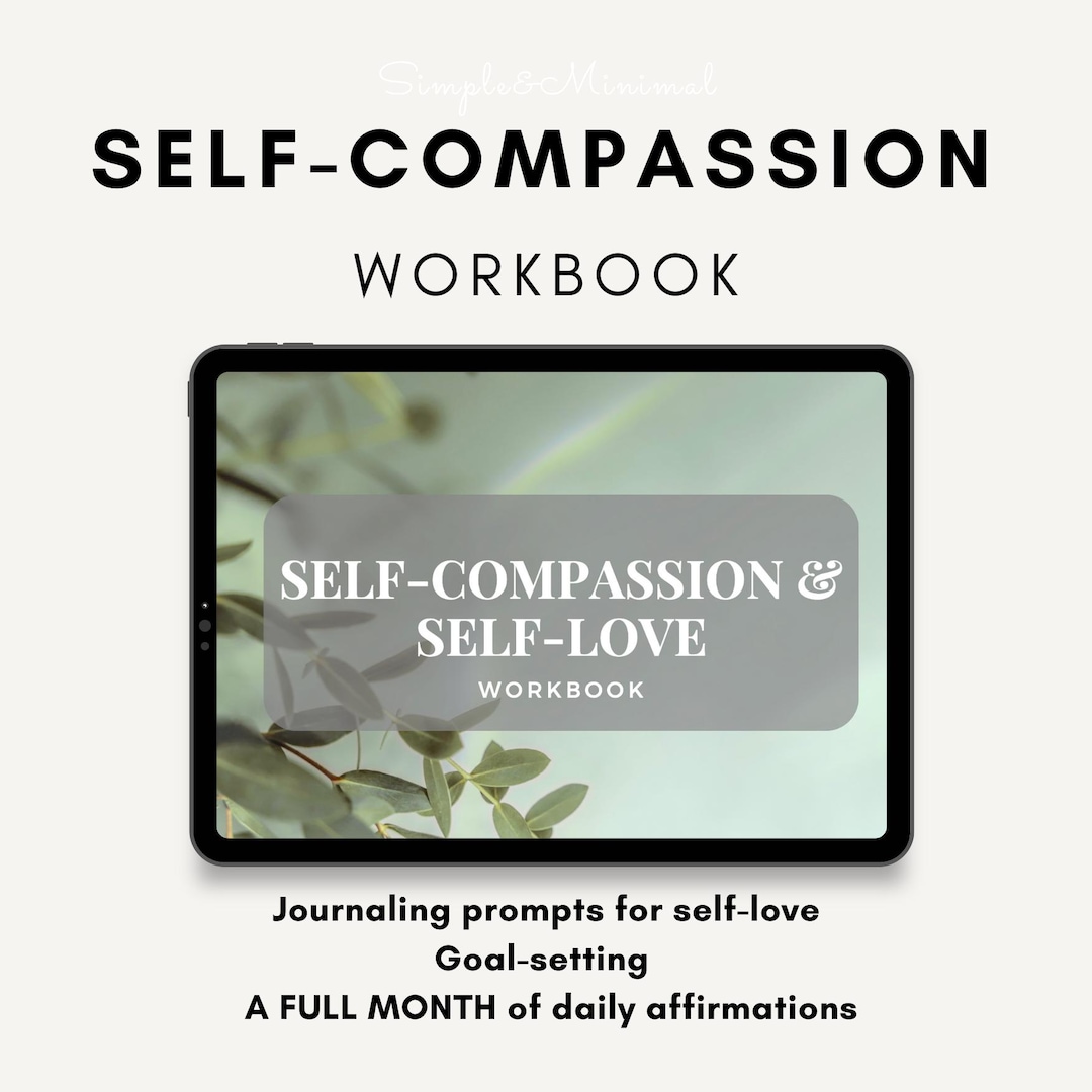 Self-love Self Compassion Worksheet | Boost Self-compassion With ...