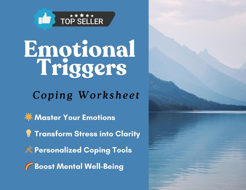 Identify Emotions and Cope Worksheet | Therapy Tool | Therapist Aid L ...
