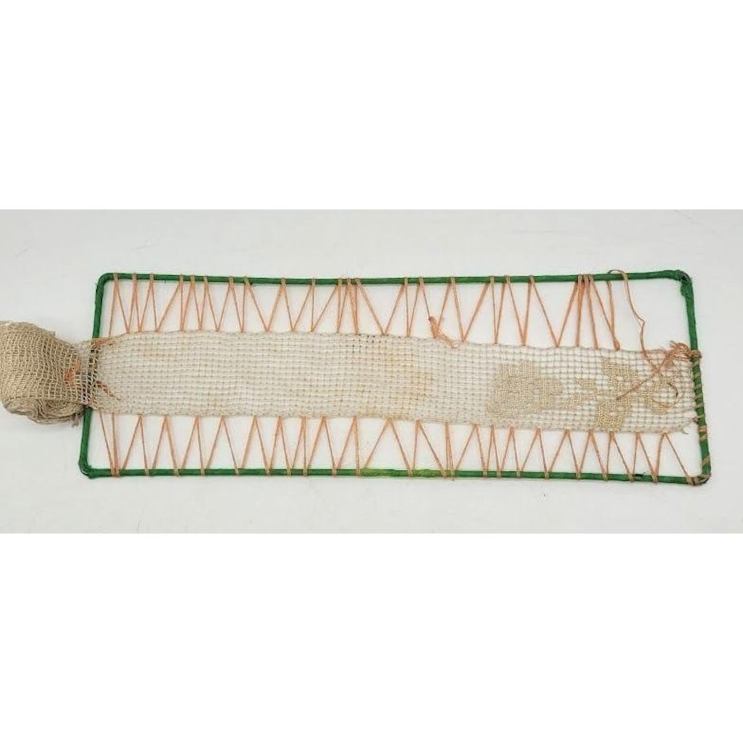 RARE Antique French Lace Loom Handmade Crochet Floral Design Vintage ...