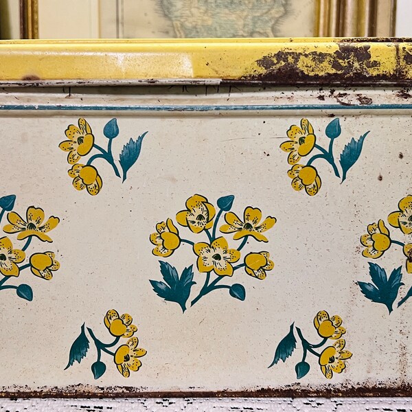 Yellow Bread Box - Etsy