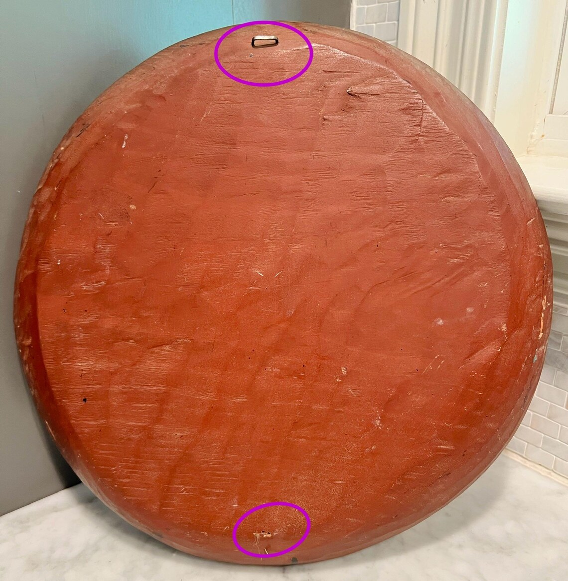 Mexican Wooden Batea Bowl - GORGEOUS Hand Carved, Hand Painted Floral ...