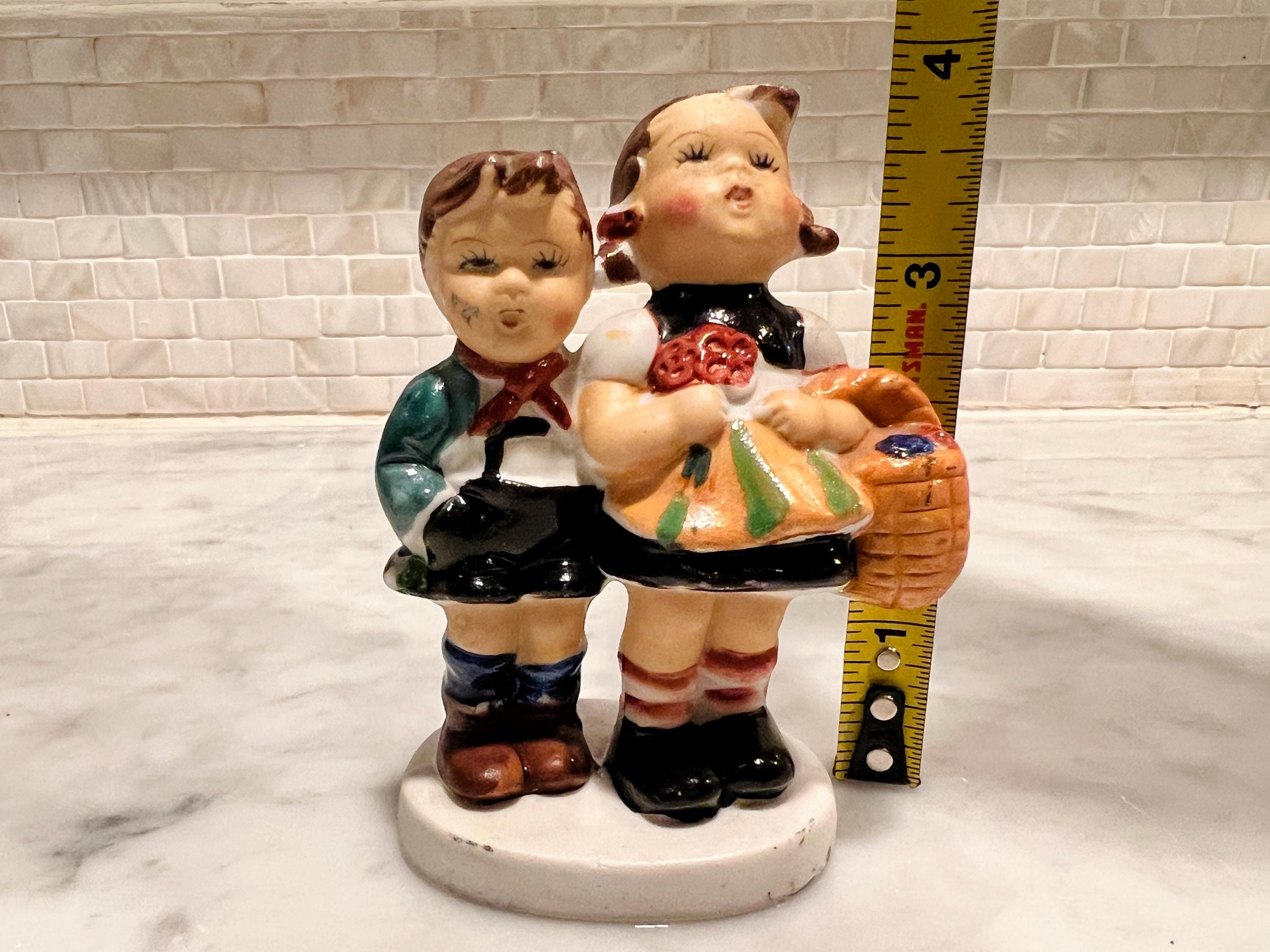 Occupied Japan Hummel “to Market” Inspired Hand Painted Porcelain Boy ...