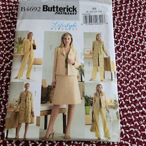 Butterick Sewing Pattern ~lifestyle Wardrobe Clothing B4692 - Etsy