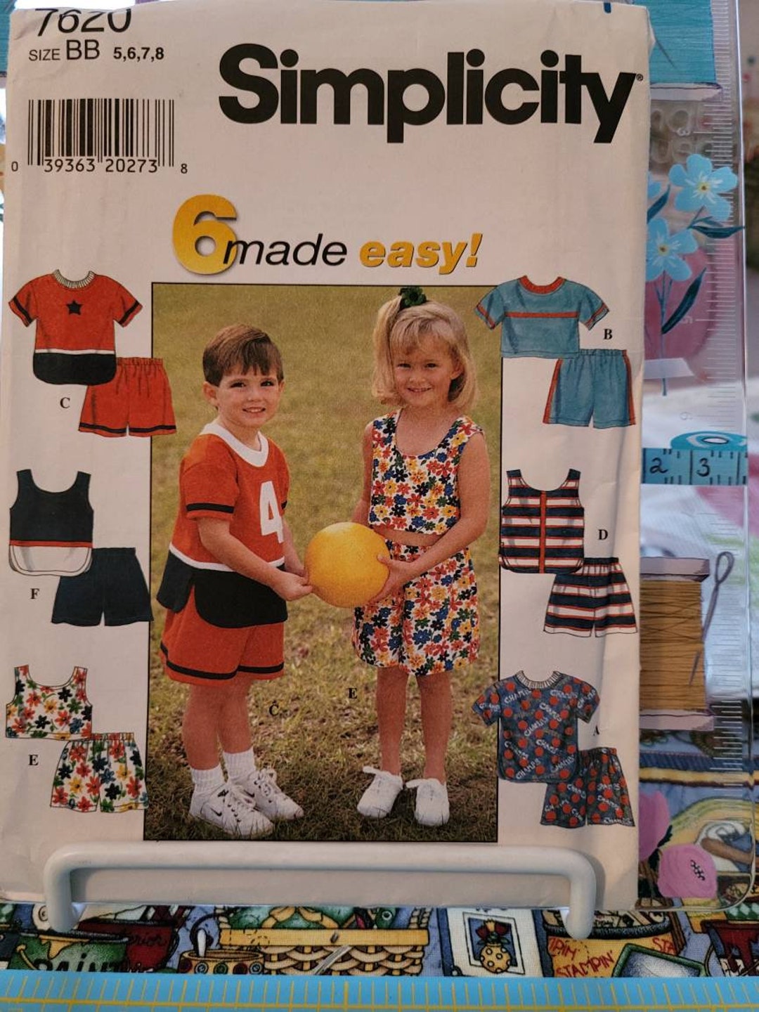 Simplicity Sewing Pattern for Kids Clothing. S7620 - Etsy