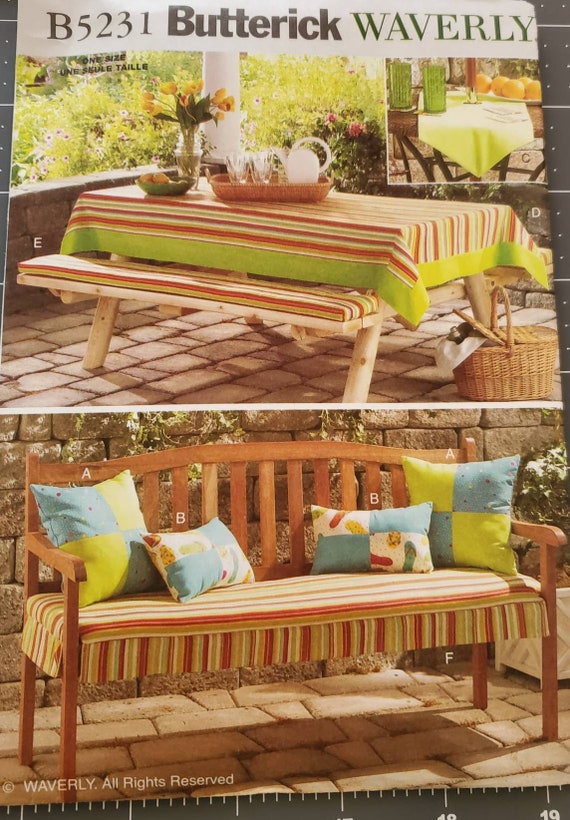 Butterick 5231 Outdoor Tablewear - Etsy