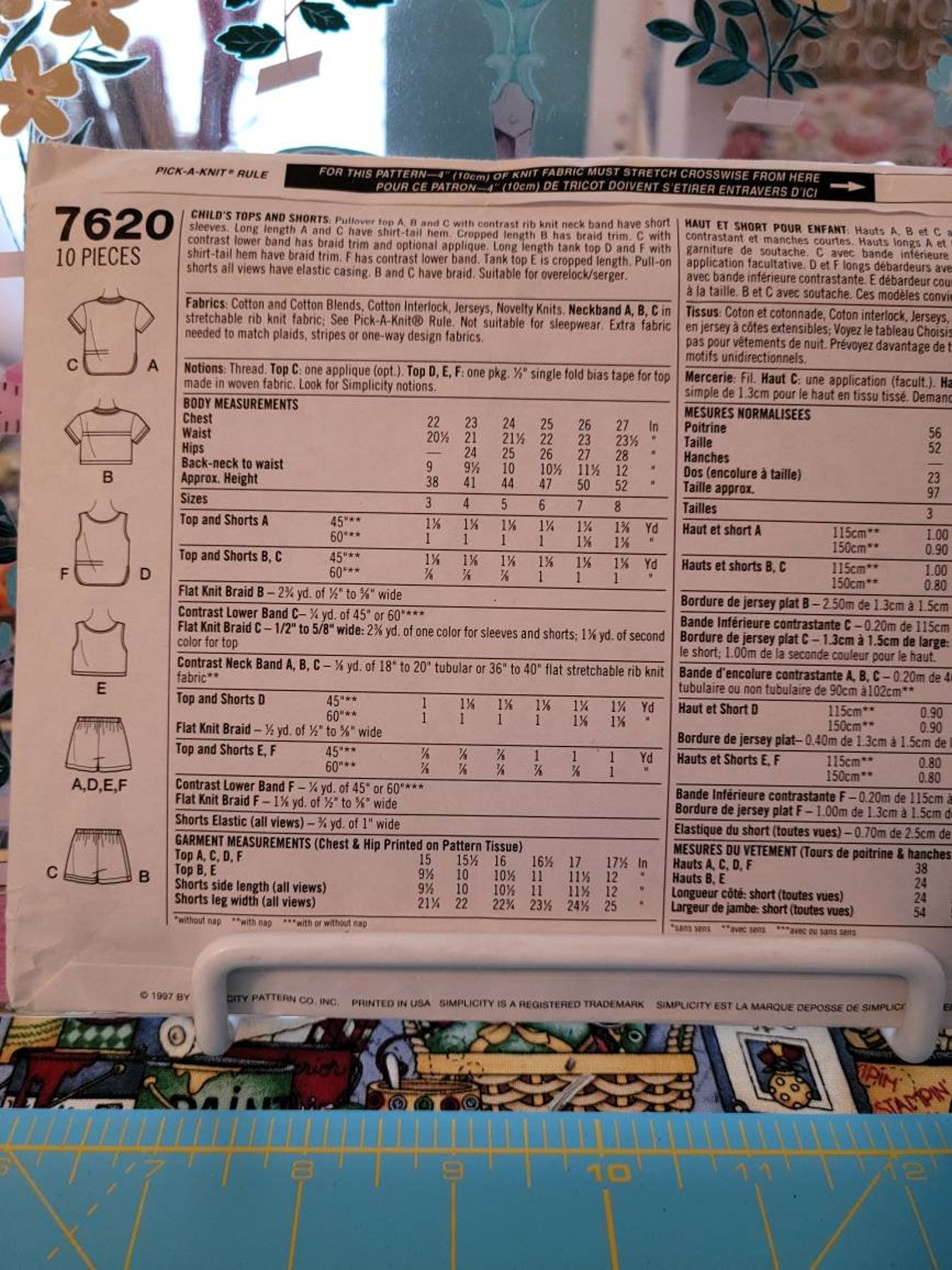 Simplicity Sewing Pattern for Kids Clothing. S7620 - Etsy