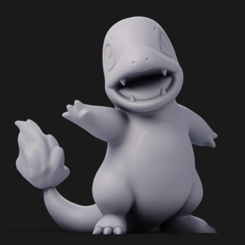 3d Printed Charmander Pokemon - Etsy