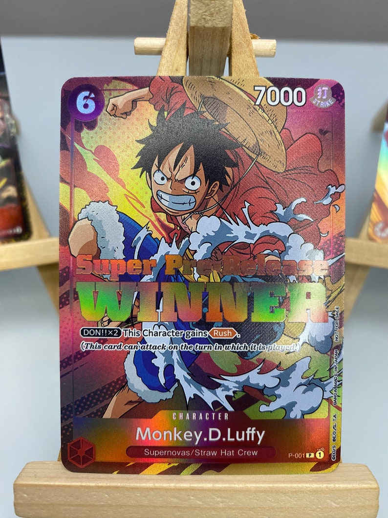 Monkey D Luffy Promo Version OP Proxy Card - Etsy
