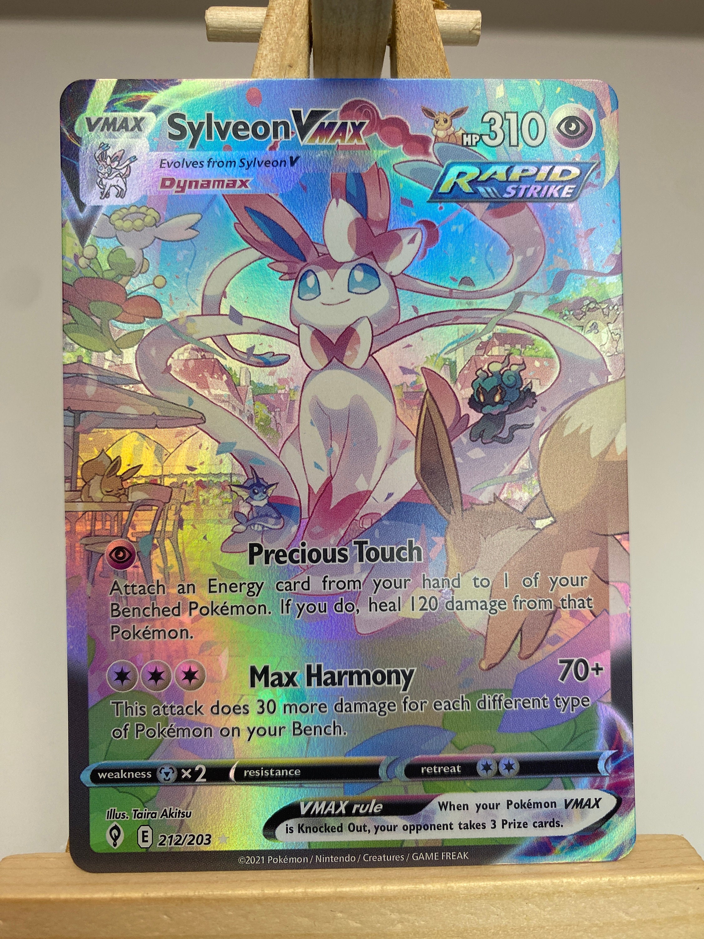 Sylveon VMAX Evolving Skies PKMN Proxy Card - Etsy
