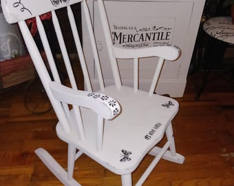 Fairy Rocker, Children's Fairy Rocker, Kids Rocking Chairs, Hand ...