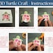 Make A Turtle Printable Activity for Kids, 3D Turtle Craft, Build A ...