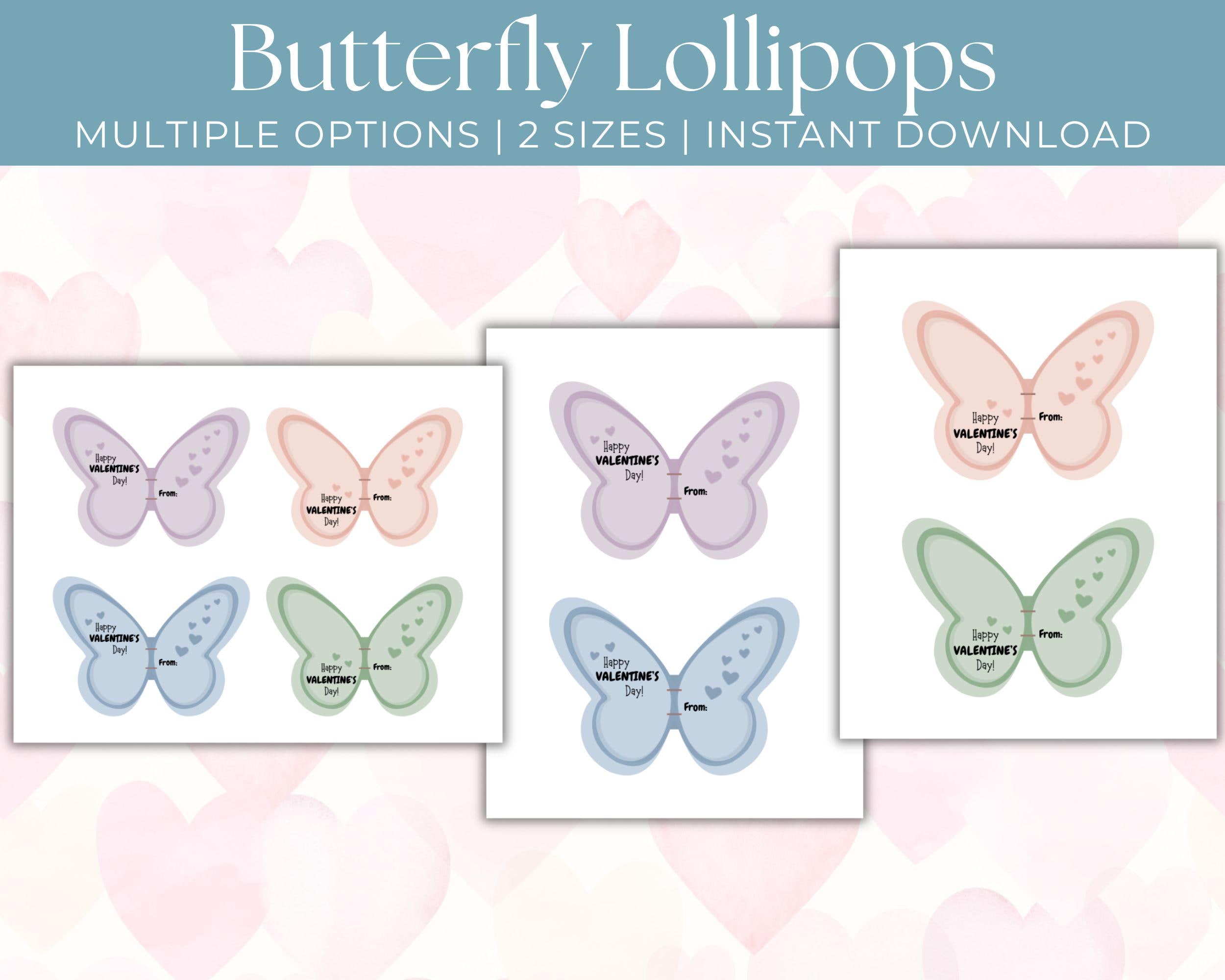 Butterfly Valentine's Day Lollipop Holders, Classroom Exchange ...