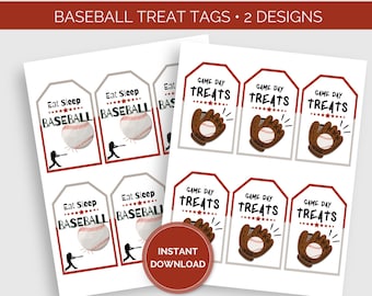 Printable Football Treat Tags, Game Day, Football Party Favor, Team ...