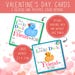 Lucky Duck Valentine's Day Tags, Classroom Valentine Exchange ...