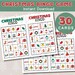 Printable Christmas Bingo Game for Kids and Adults, Winter Activity for ...