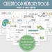 Printable All About Me Memory Book, Childhood Memory Keeper, All About ...