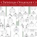 3D Christmas Ornament Crafts, Coloring Craft for Kids, DIY Christmas ...