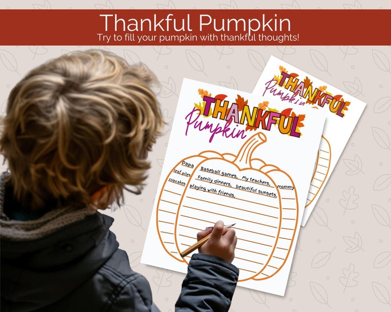 Printable Thanksgiving Bundle for Kids, Preschool Thanksgiving Activity ...