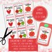 Printable Applesauce Pouch Valentine's Day Tags, Valentines School Gift ...