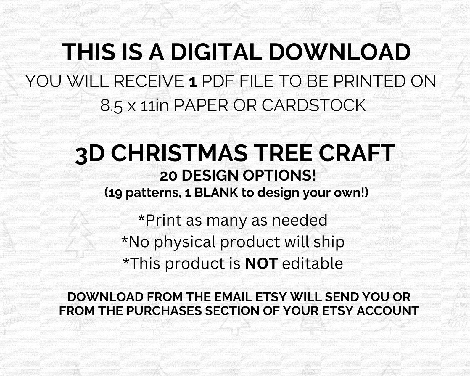 3D Christmas Tree Crafts, Christmas Coloring Craft for Kids, DIY ...