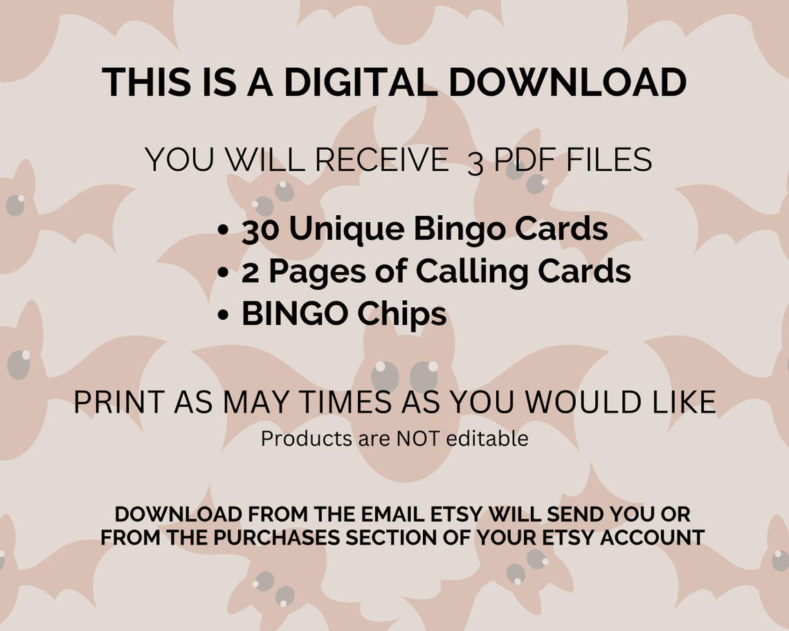 Printable Halloween Bingo Game, Halloween Activity for Kids, Halloween ...