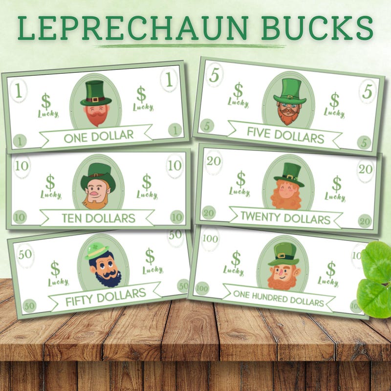 Leprechaun Bucks - Etsy UK