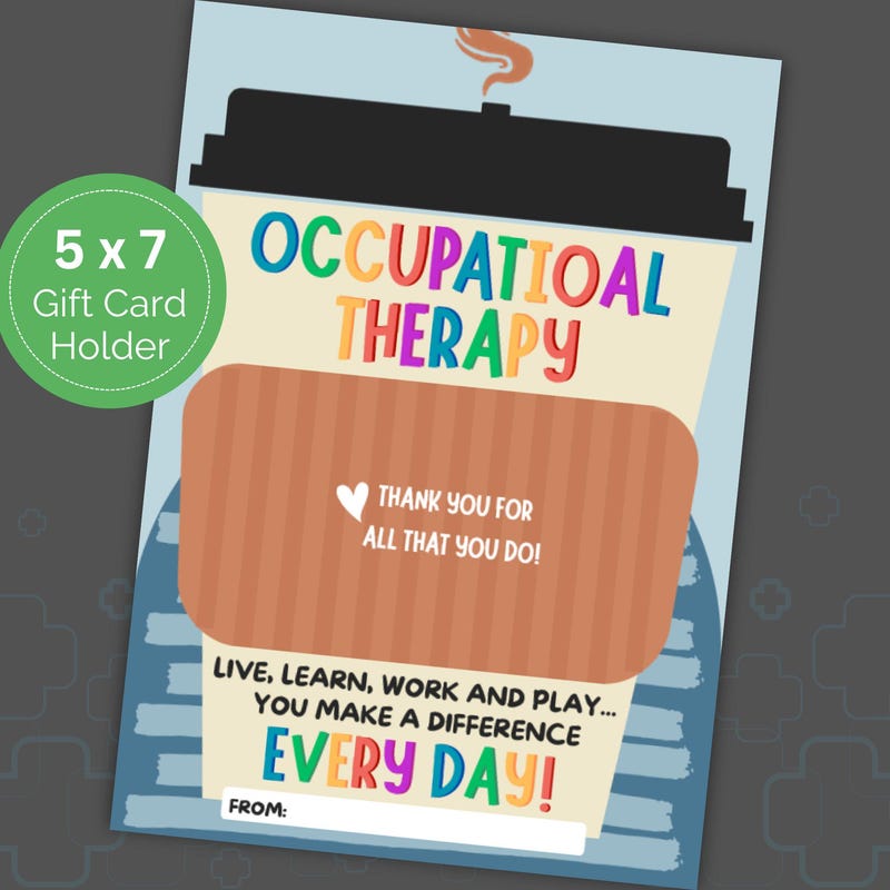 Occupational Therapy Thank You Cards - Etsy