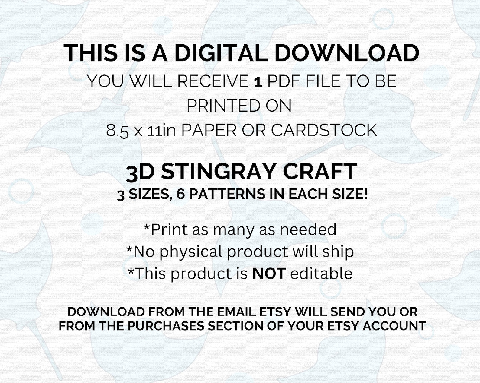 Make A Stingray Printable Activity for Kids, 3D Crafts, Build A Turtle ...