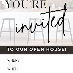 Set of 20 You're Invited to Our Open House Door Hangers Real Estate ...