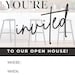 Set of 20 You're Invited to Our Open House Door Hangers Real Estate ...