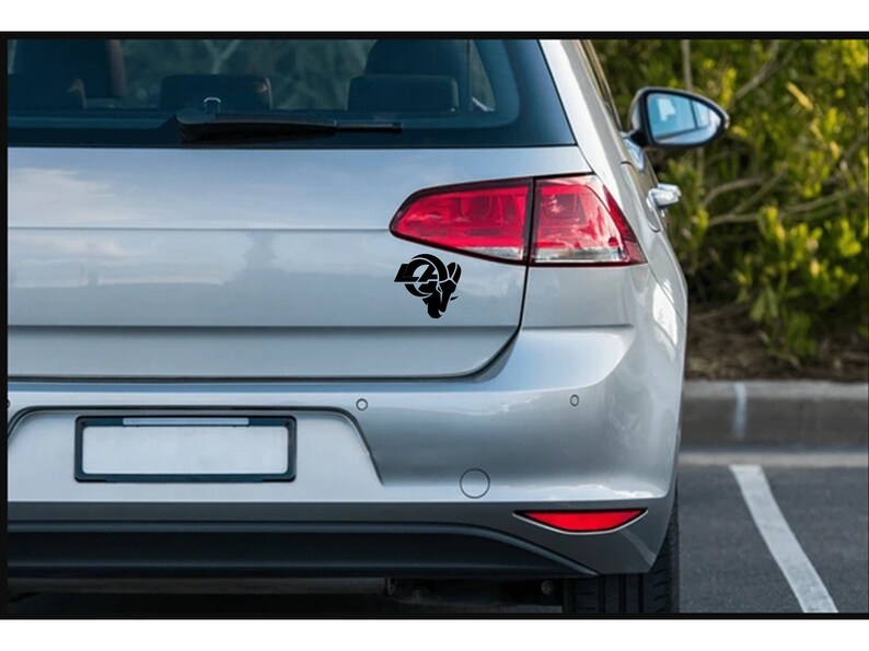 Los Angeles Rams Logo Mono Decal Sticker ramshouse Vinyl Graphic NFL ...