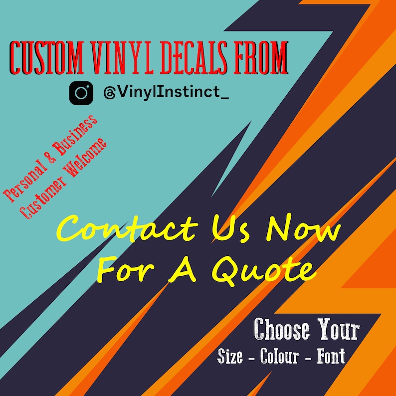 Create Your Own Vinyl Personalised Custom Vinyl Decal Sticker Free ...