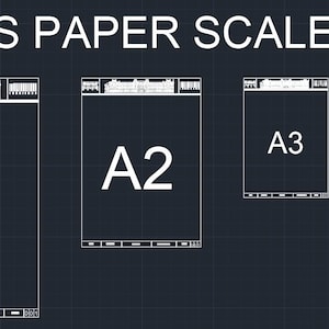 Architectural Title Block Templates, A1 A2 A3 A4 Sizes, Printable ...