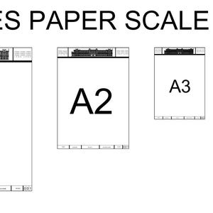 Architectural Title Block Templates, A1 A2 A3 A4 Sizes, Printable ...