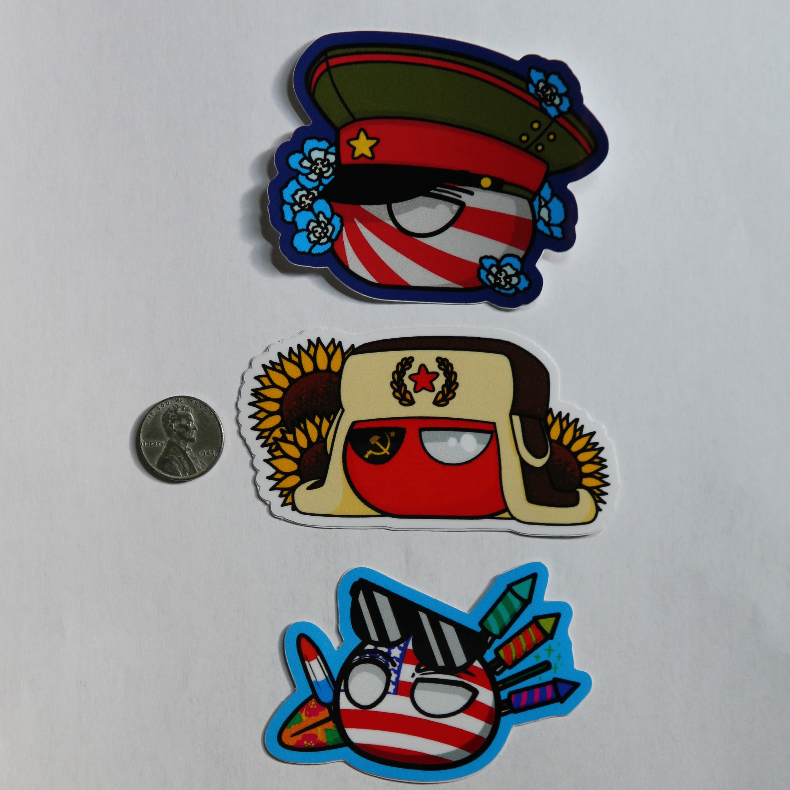 Soviet Union Countryball Sticker 3 Vinyl Sticker - Etsy