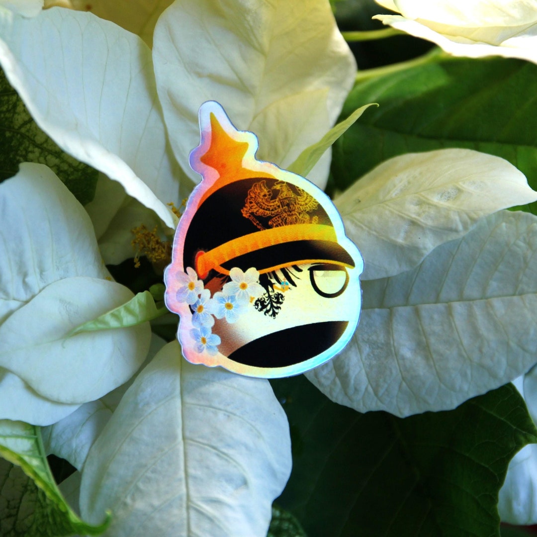 Prussia Countryball 2" Holographic Sticker - Etsy Australia
