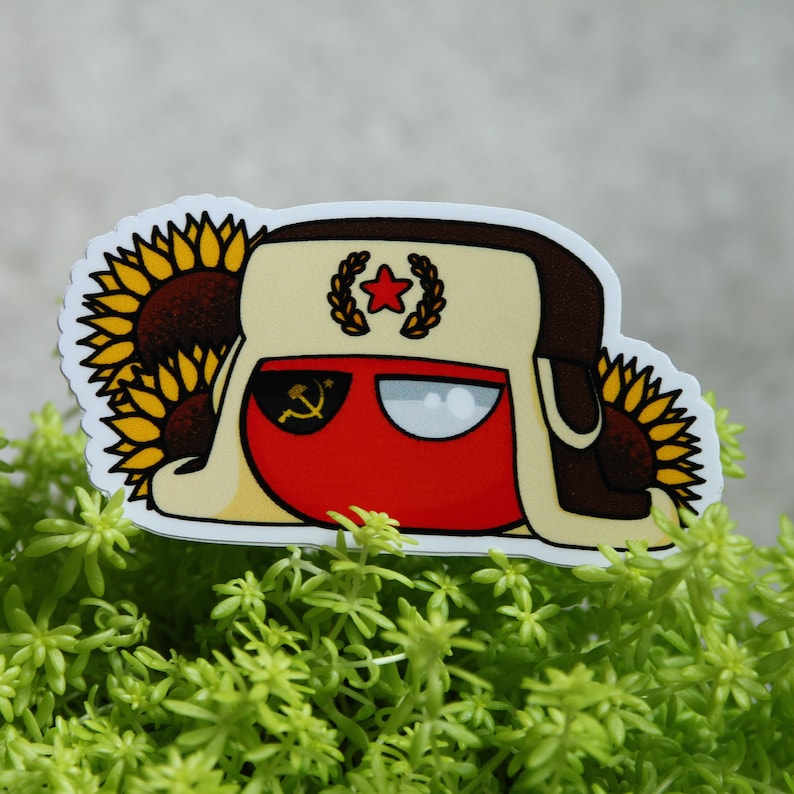 Soviet Union Countryball Sticker 3 Vinyl Sticker - Etsy