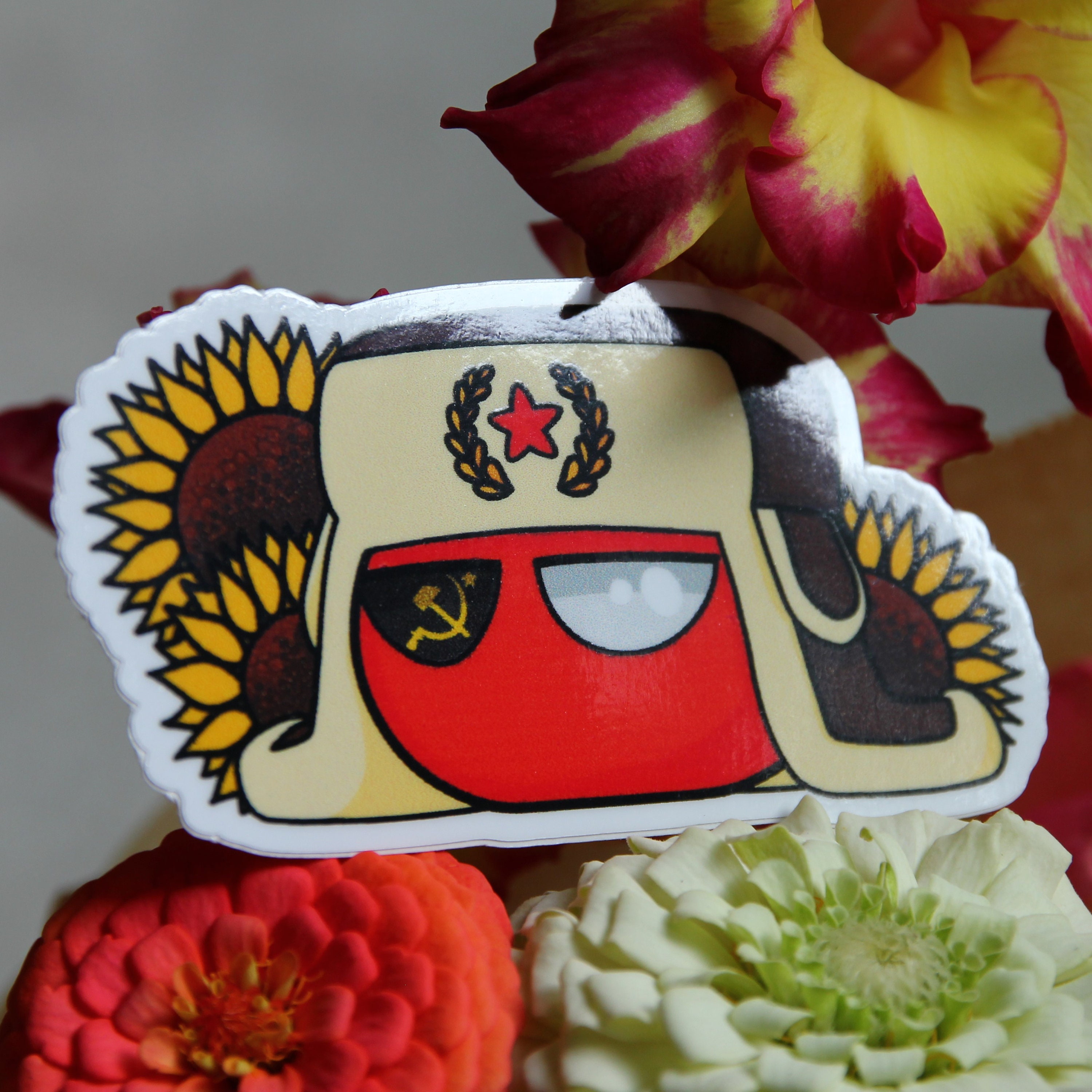 Soviet Union Countryball Sticker 3 Vinyl Sticker - Etsy