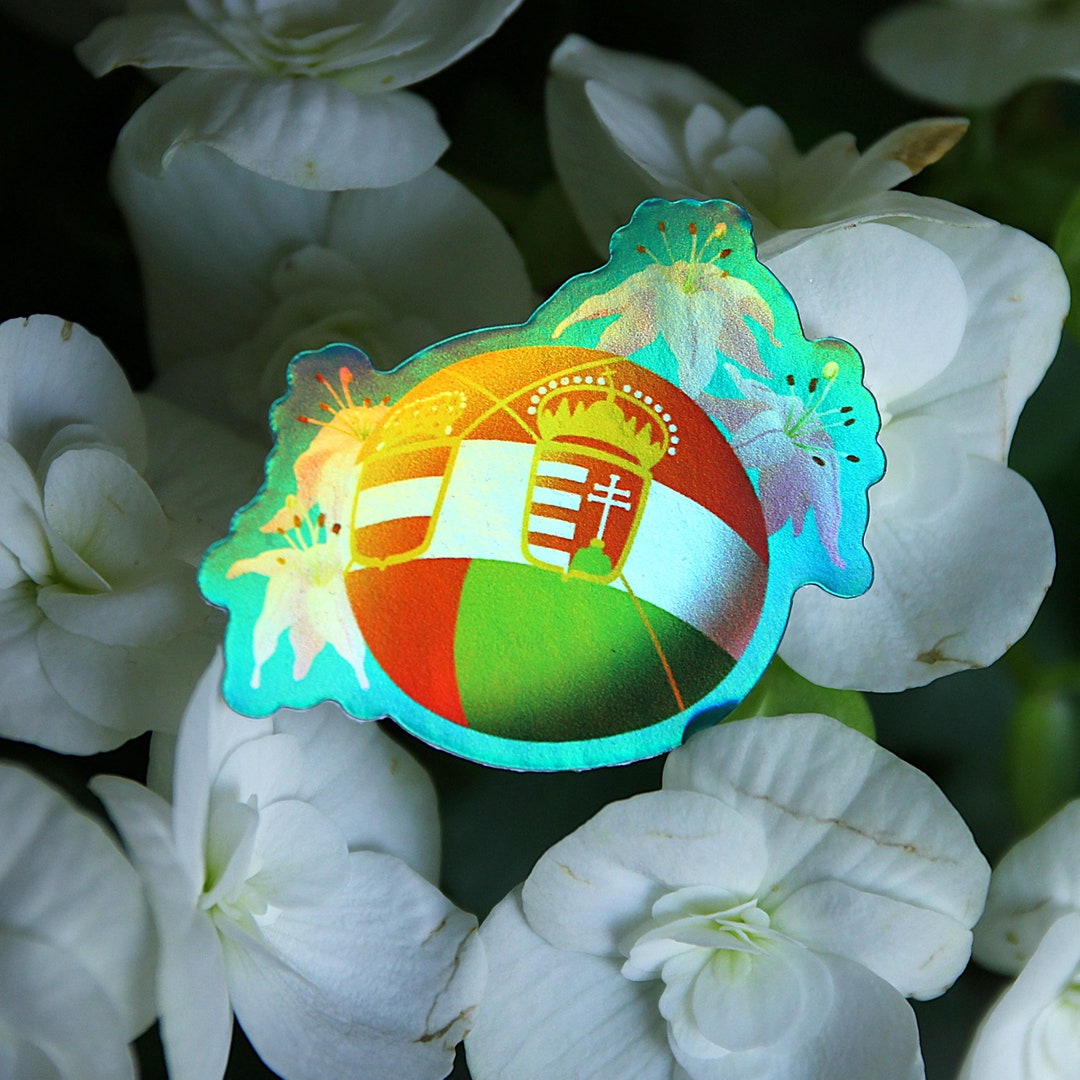 Austria Hungary Countryball 2" Holographic Sticker - Etsy